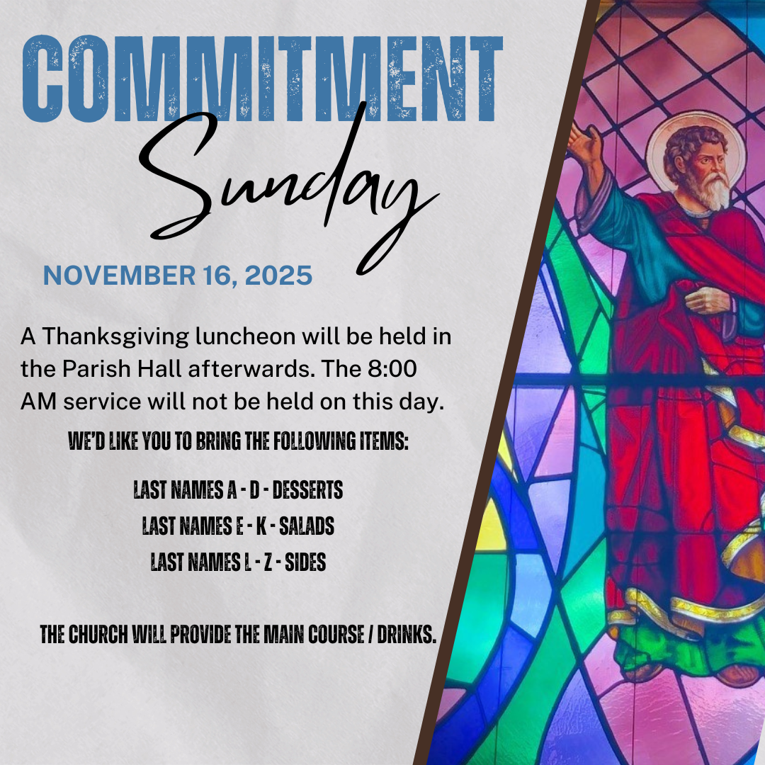 Commitment Sunday Luncheon - St. Paul's Episcopal Church
